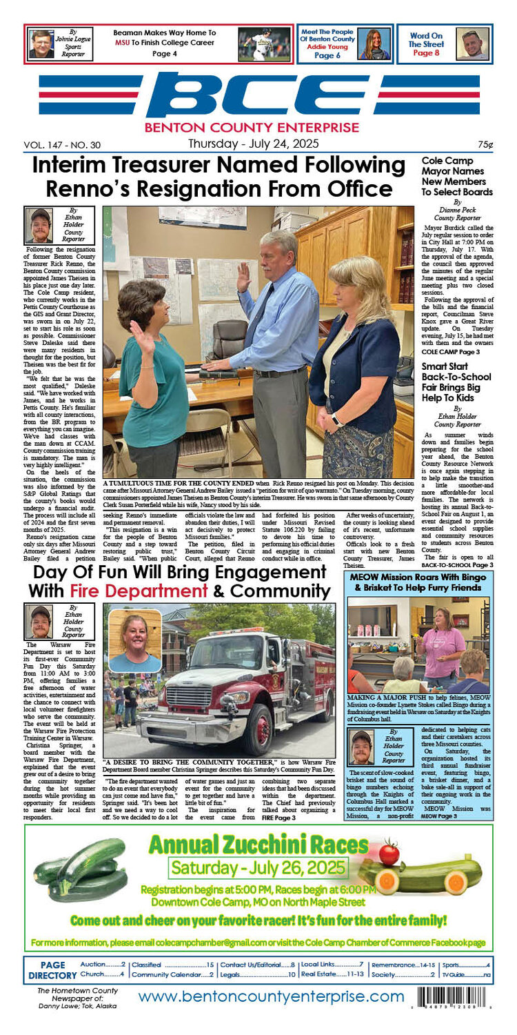 July 24th - Benton County Enterprise