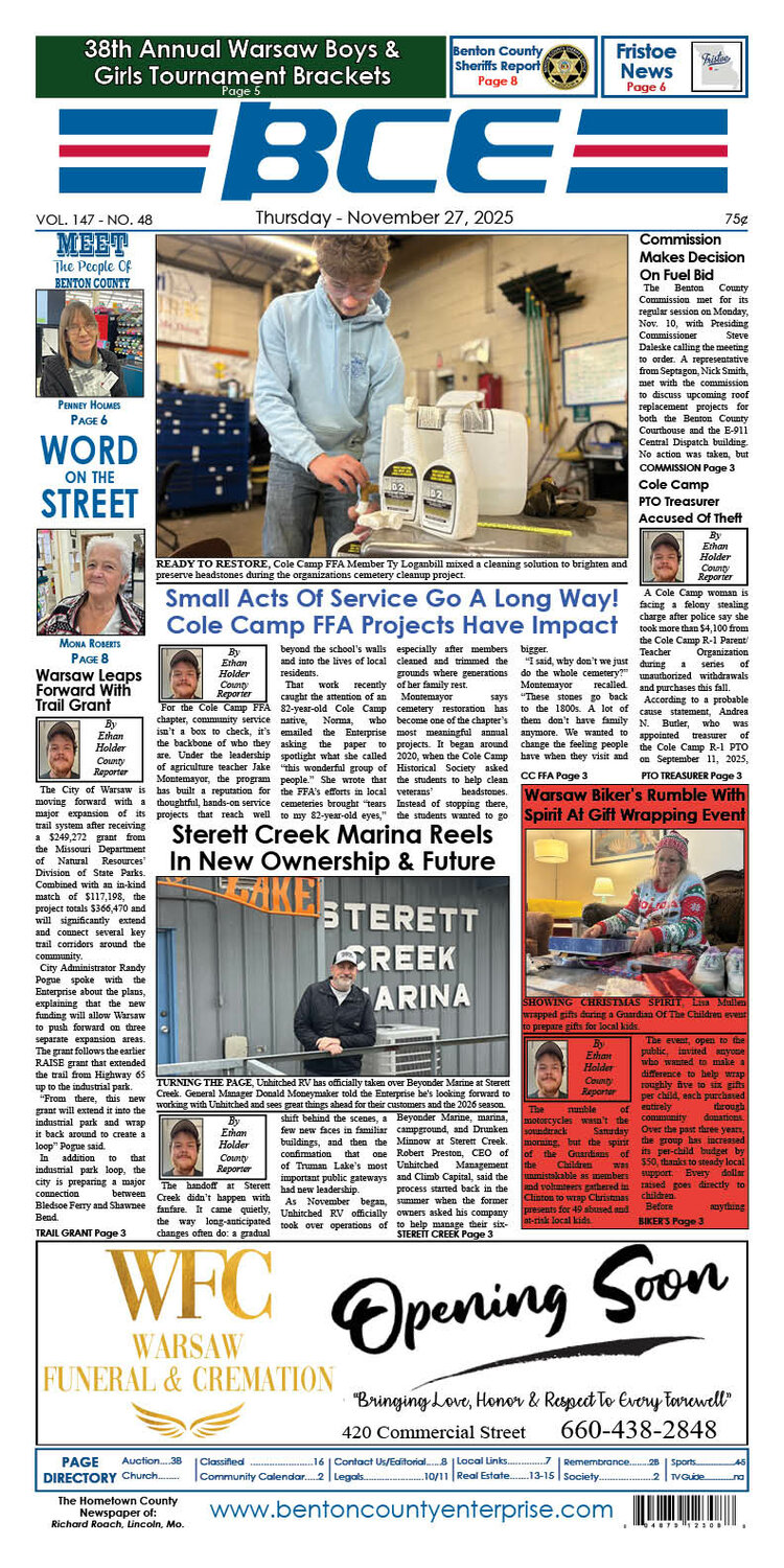 BCE 11/24 - Benton County Enterprise