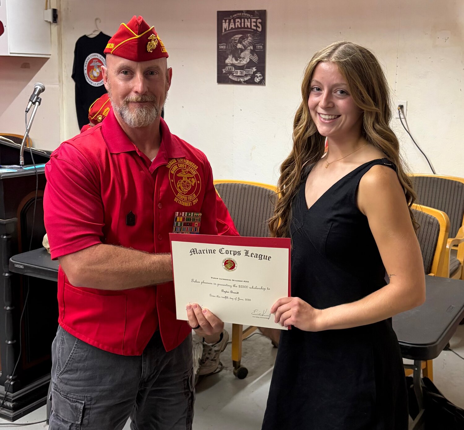 Leathernecks Give $5500 In Awards - Benton County Enterprise