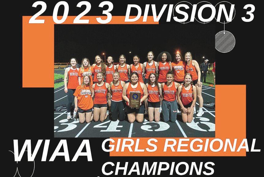 Webster girls win track and field regionals - Inter-County Leader