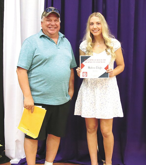 Tavern League of Burnett County awards scholarships to local students ...