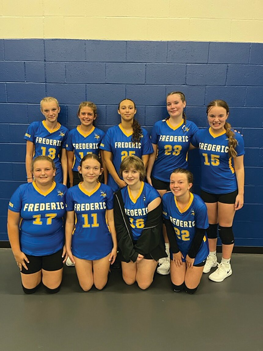 Youth Sports Unlimited donates to Frederic volleyball - Inter-County Leader