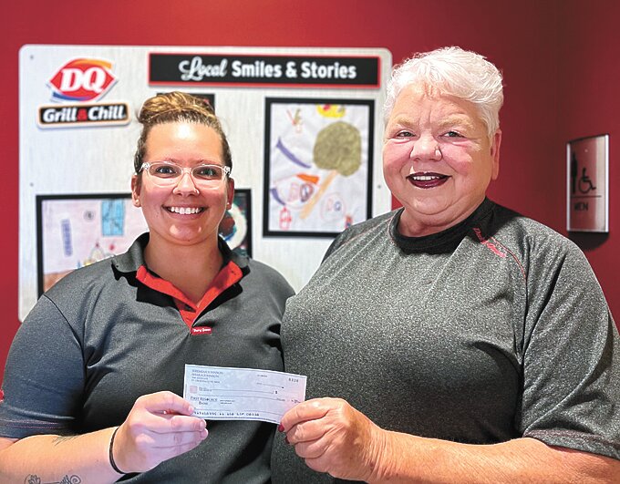 Dairy Queen donates to Warrior Bonfire Program - Inter-County Leader