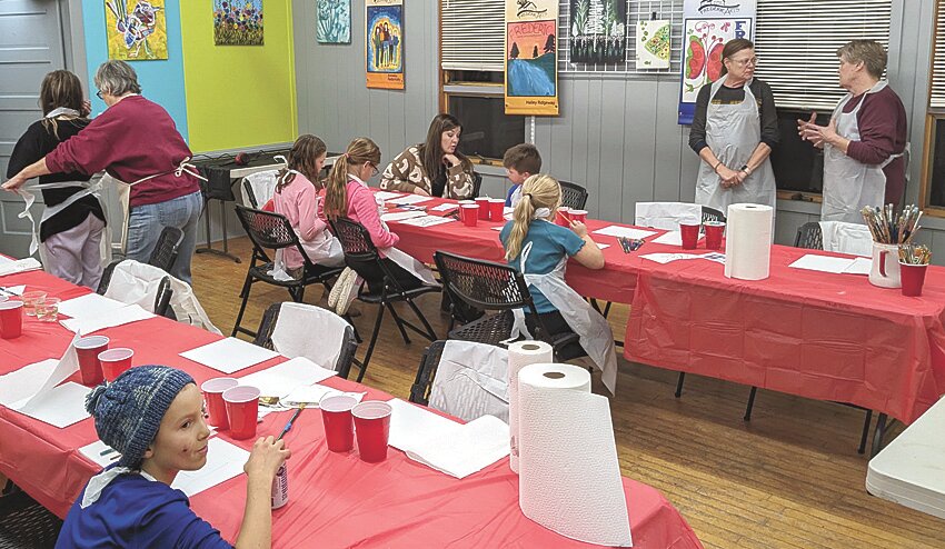 Frederic Arts Center hosts young painters - Inter-County Leader