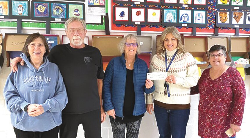 Frederic Arts donates to Frederic School Arts program - Inter-County Leader