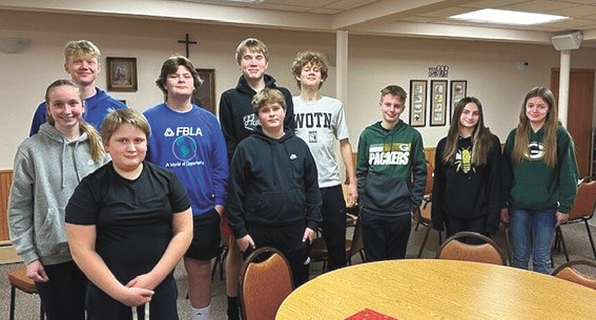 Confirmation students enjoy a game show night - Inter-County Leader