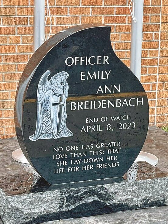 New memorial unveiled to honor fallen officer one year after death ...