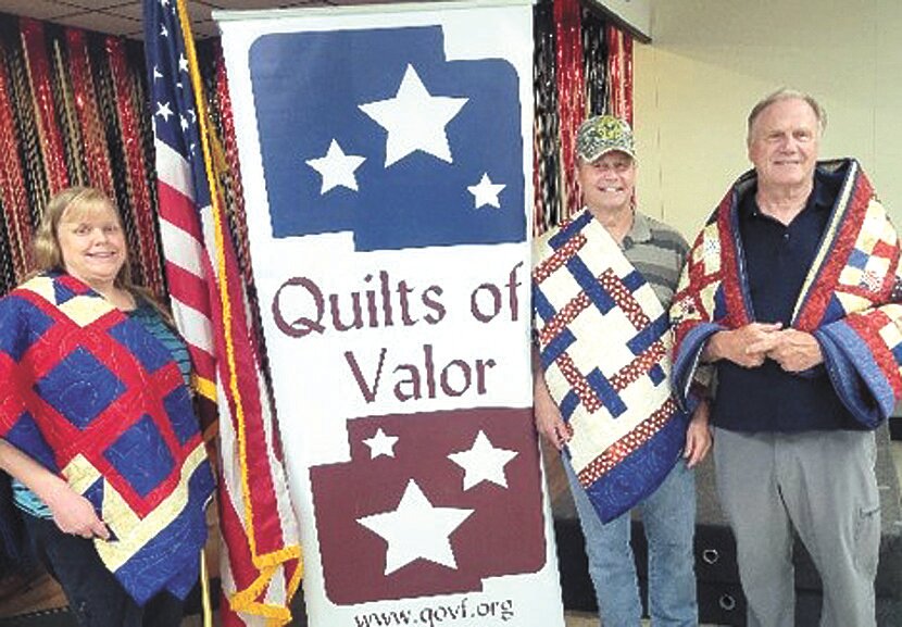 Local veteran presented with a Quilt of Valor - Inter-County Leader
