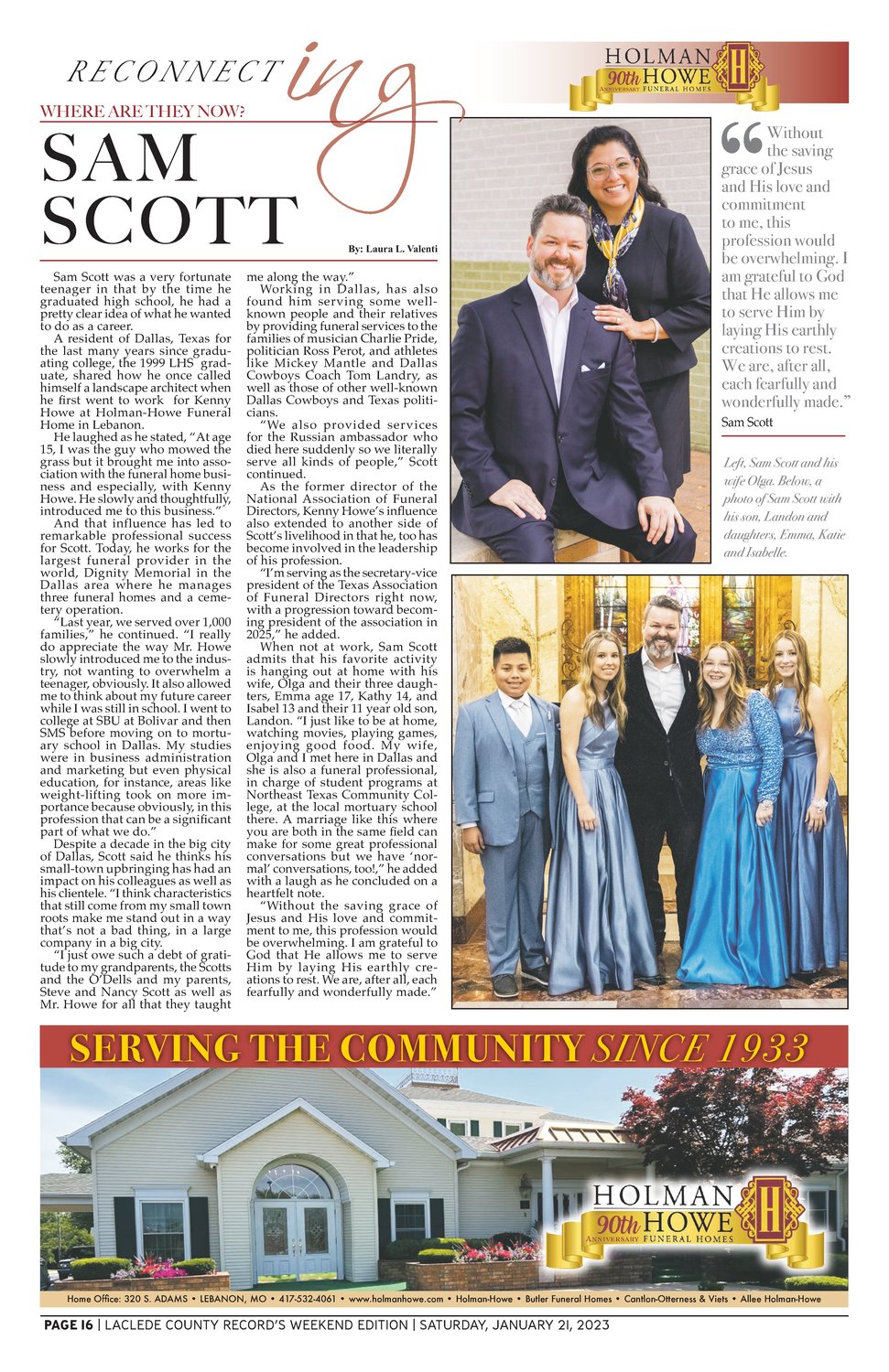 Sam Scott Reconnecting | Laclede County Record