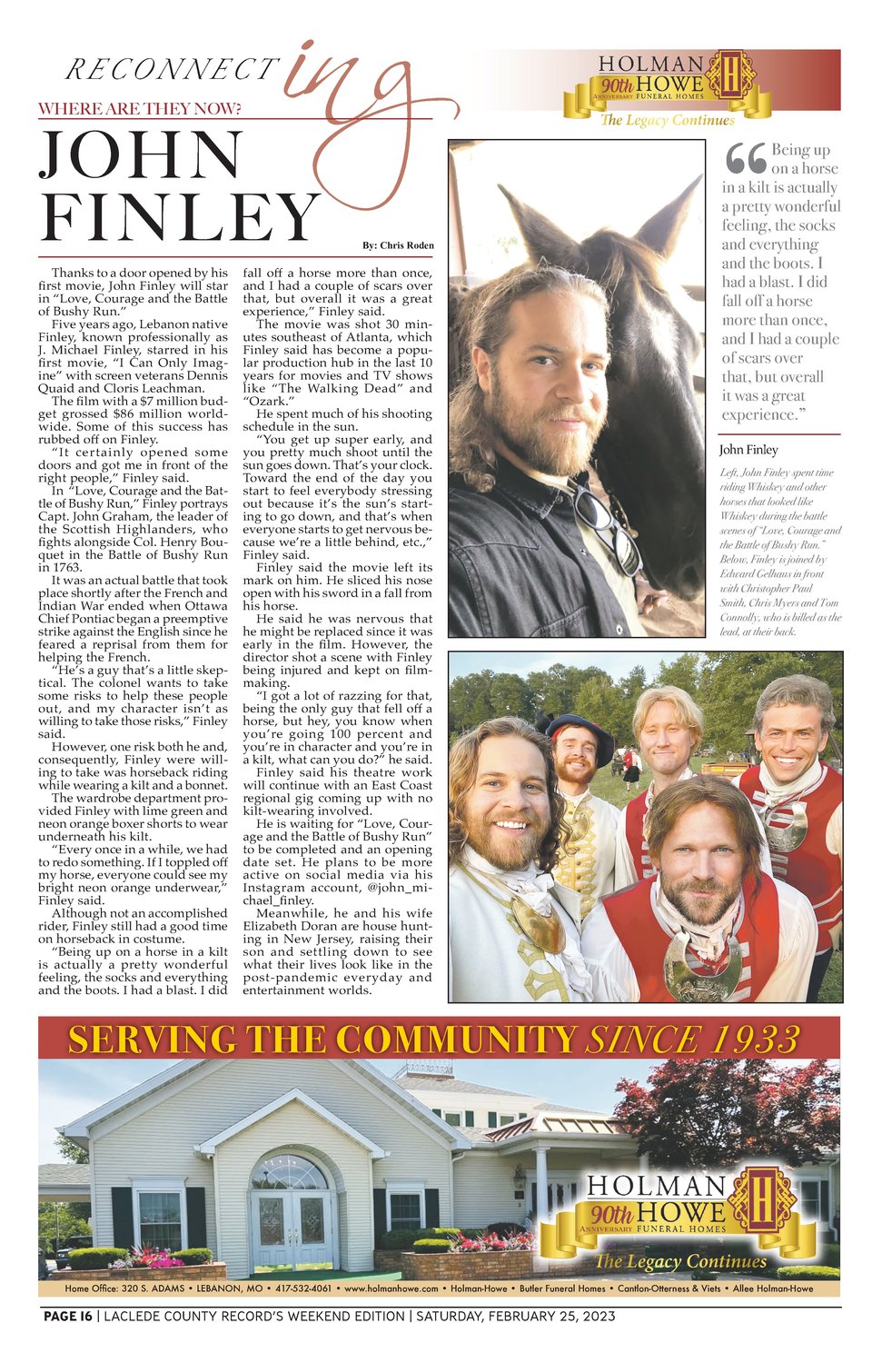 John Finley Reconnecting | Laclede County Record