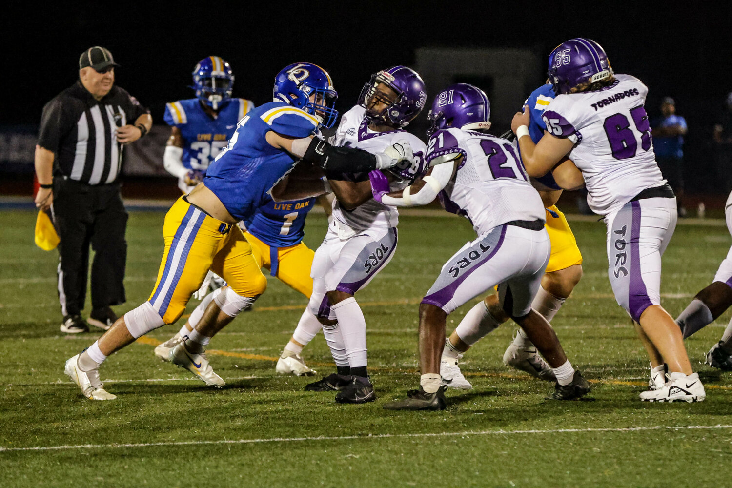 FOOTBALL | Live Oak, Hammond endure long lightning delay before Eagles ...