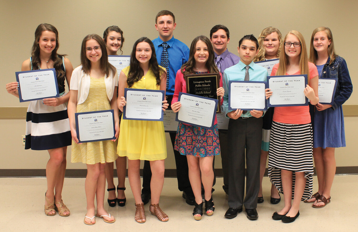 Livingston Parish Students of the Year - Livingston Parish News