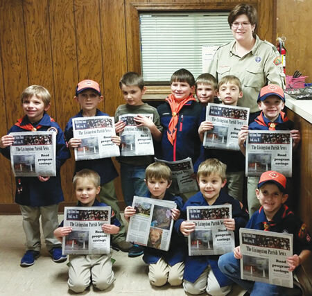 Watson Cub Scouts tour The News - Livingston Parish News