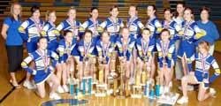 Live Oak Middle cheerleaders take top honors - Livingston Parish News