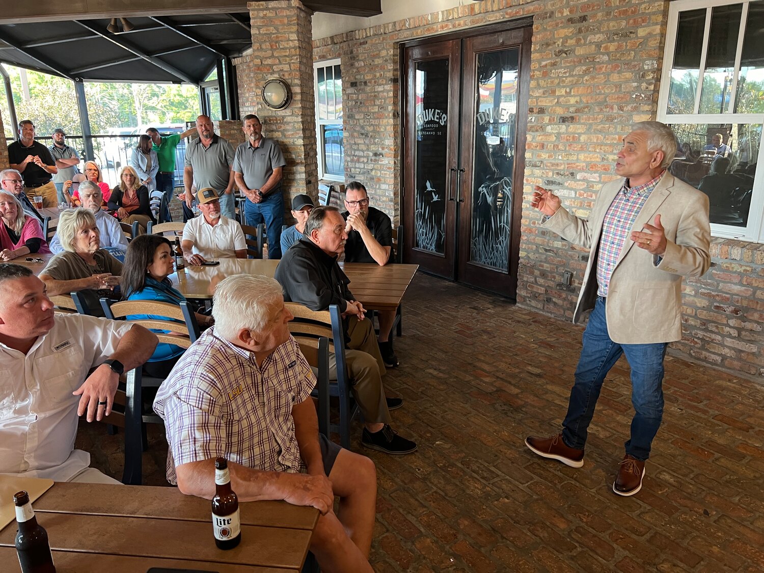 Parish President Delatte speaks to group of citizens in Watson, touts ...