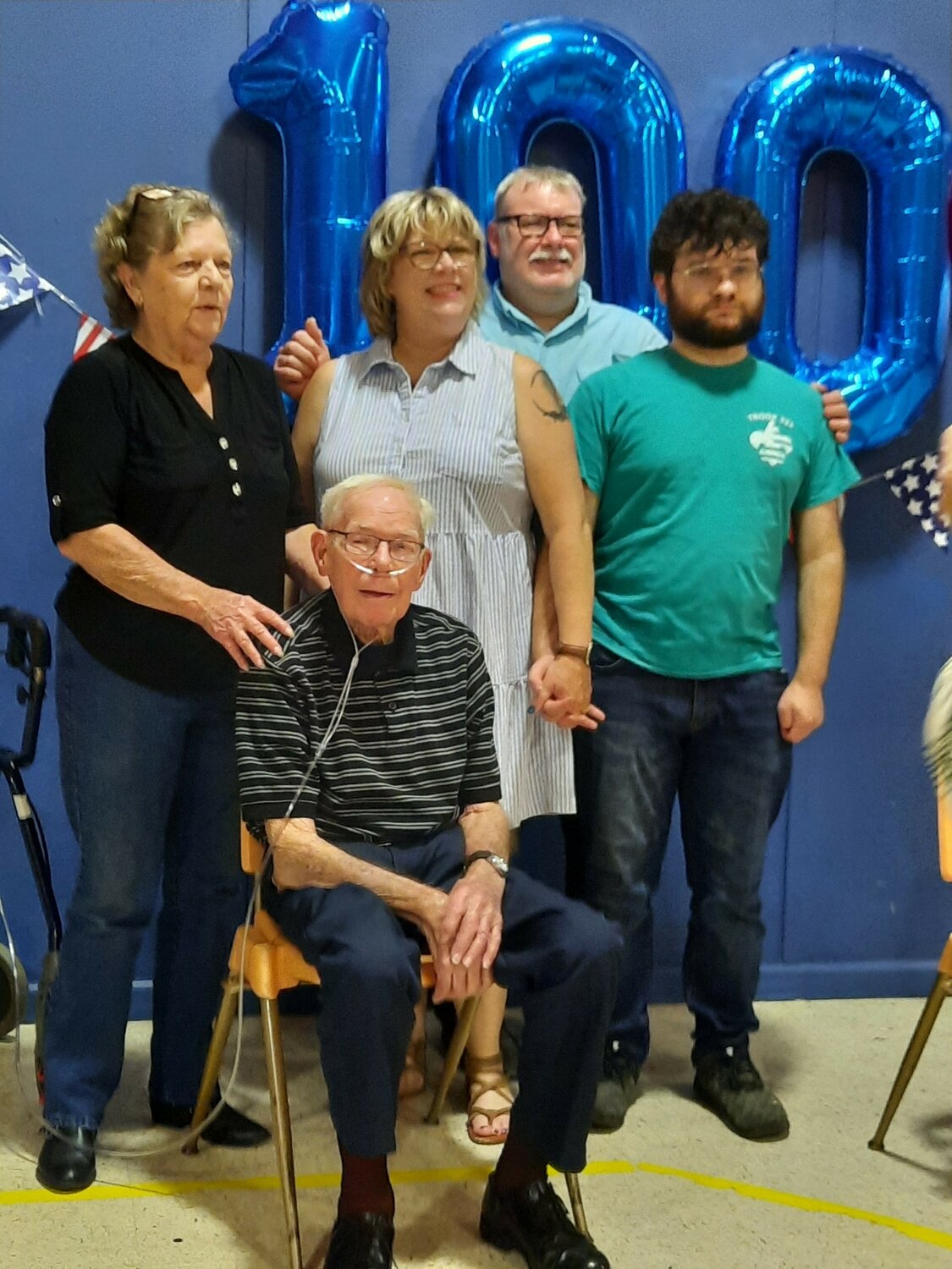 'A POSITIVE GUY' | Five generations show up to celebrate 100th birthday ...