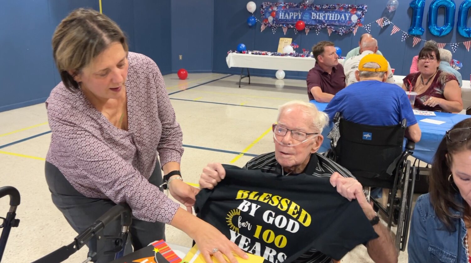 'A POSITIVE GUY' | Five generations show up to celebrate 100th birthday ...