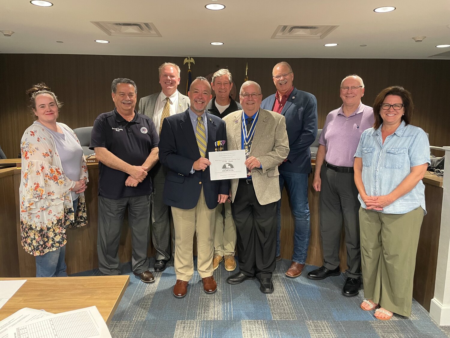 Community growth: Denham Springs City Council receives Liberty Tree ...