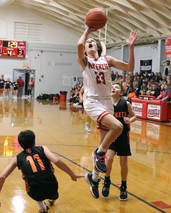 MMS Basketball Takes Two Over Greenfield | The Mckenzie Banner
