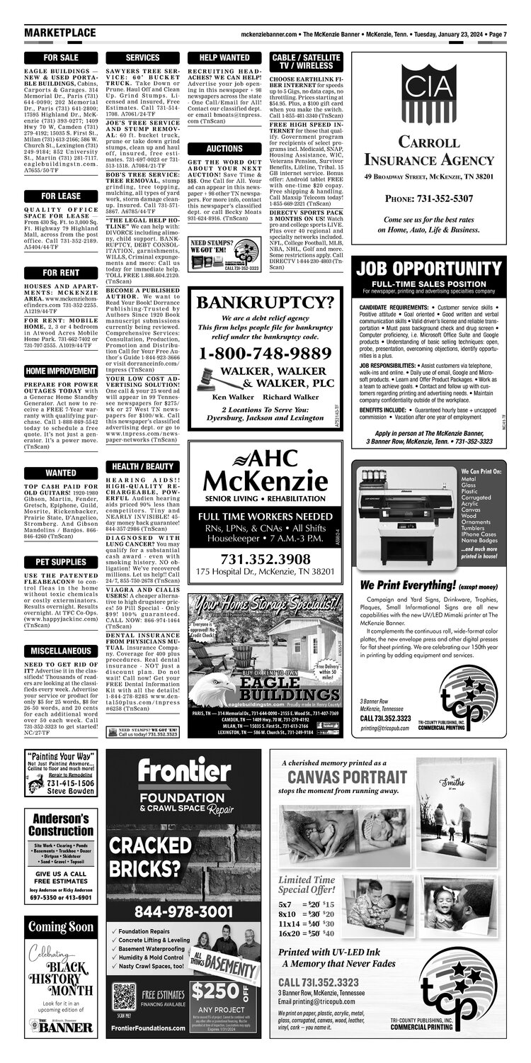Special sections | The Mckenzie Banner
