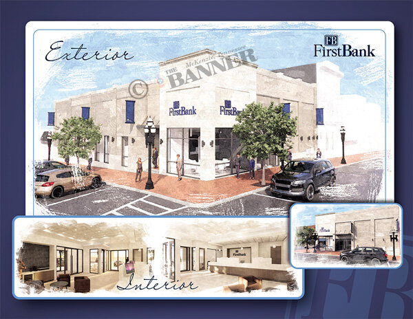 Huntingdon FirstBank to be Razed, Rebuilt | The Mckenzie Banner