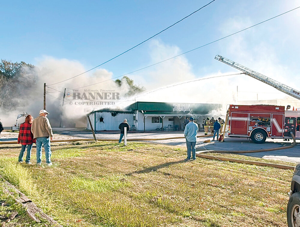 AJ’s Cafe Burns in Huntingdon | The Mckenzie Banner