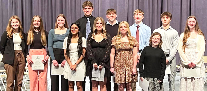 Lo-Ma inducts new NHS members | Missouri Valley Times News