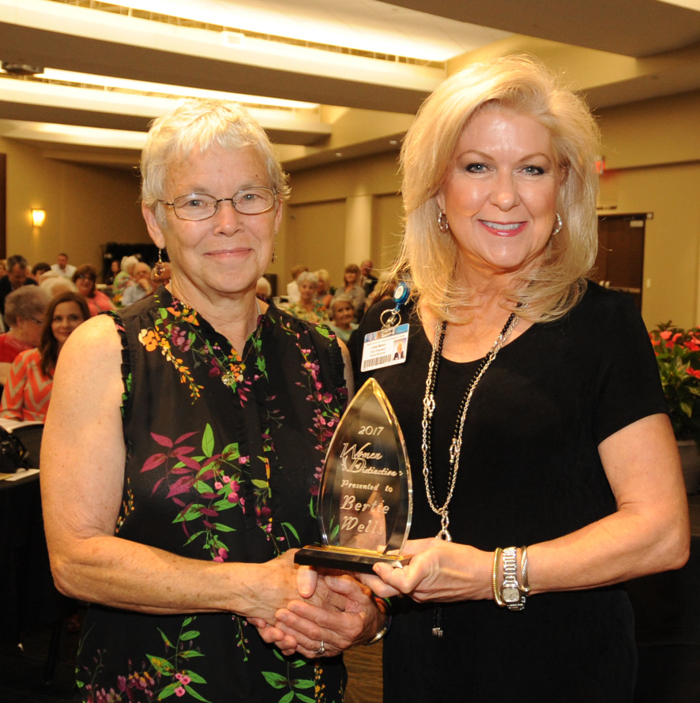 Bertie Wells honored as 'Woman of Distinction - Newton County Times