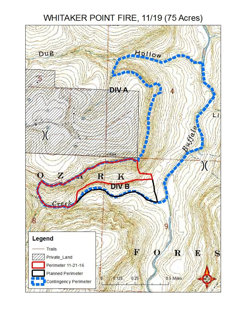 Leaf fall reignites recent wildfires; closures remain - Newton County Times