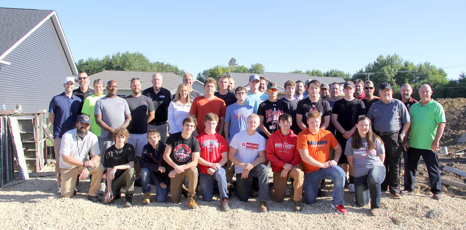 Student-built homes get new address | North Scott Press