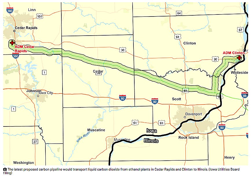 Wolf Carbon pipeline plans might be delayed | North Scott Press