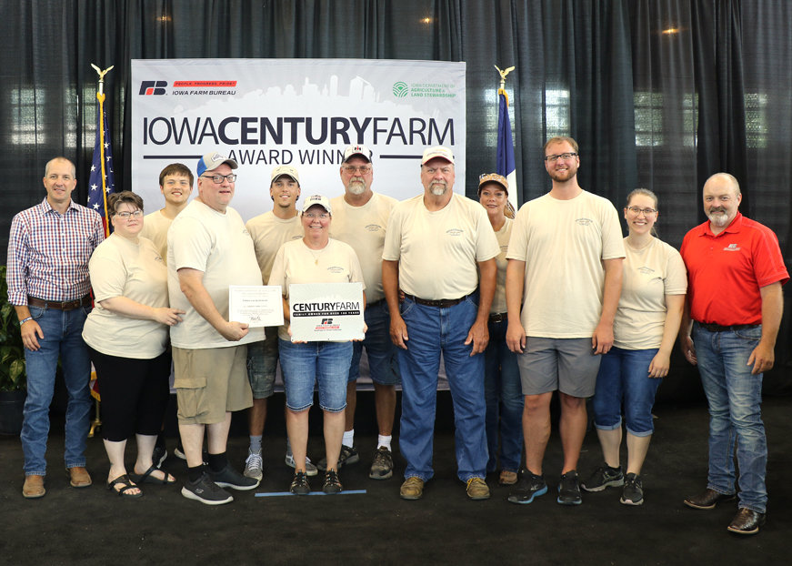 Iowa Heritage and Century Farm families honored | North Scott Press