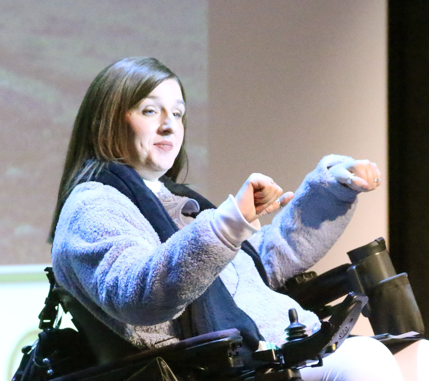Tasha Schuh shows students a path to triumph over tragedy | North Scott ...