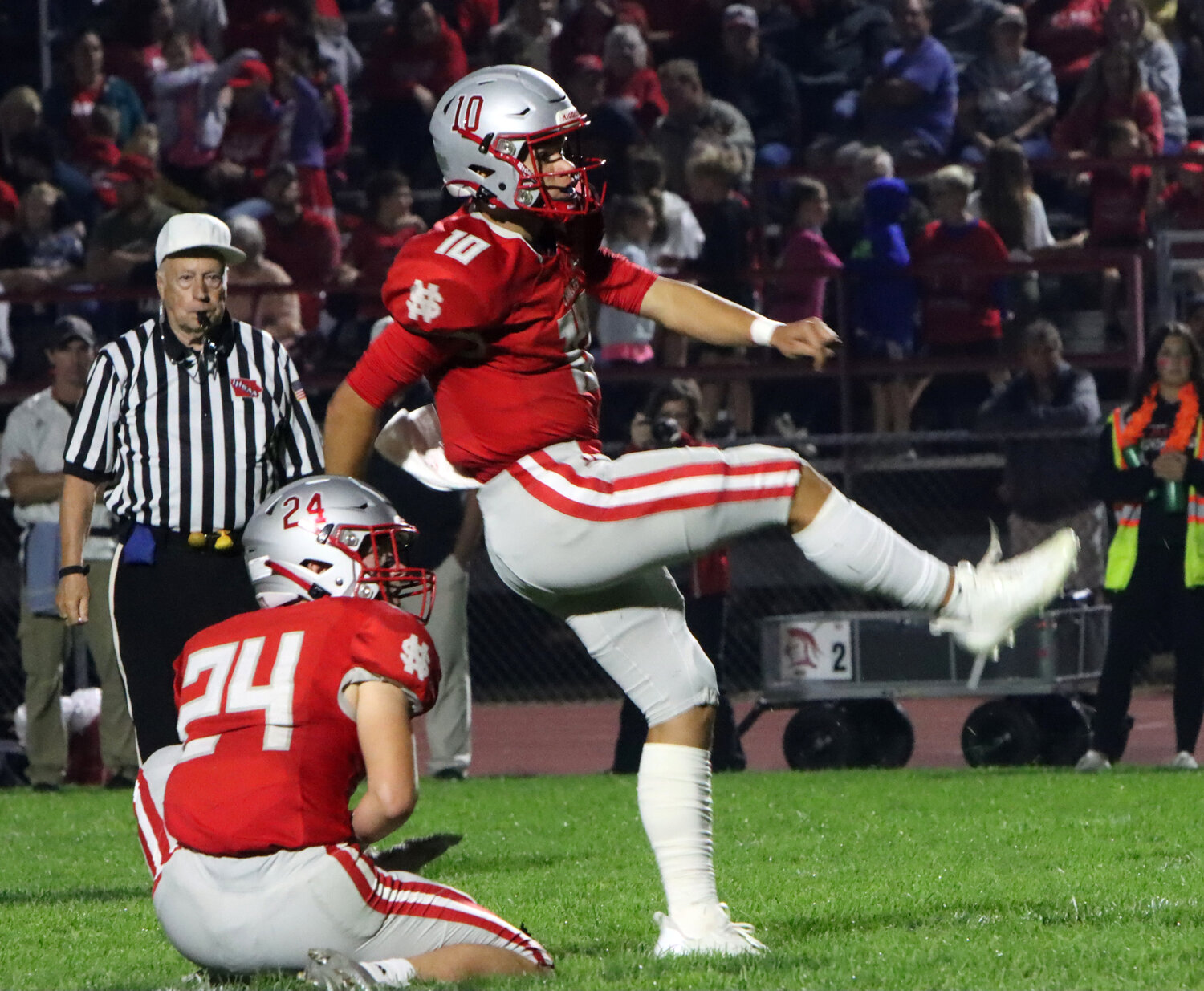 Lancers bulldoze Burlington in district opener | North Scott Press