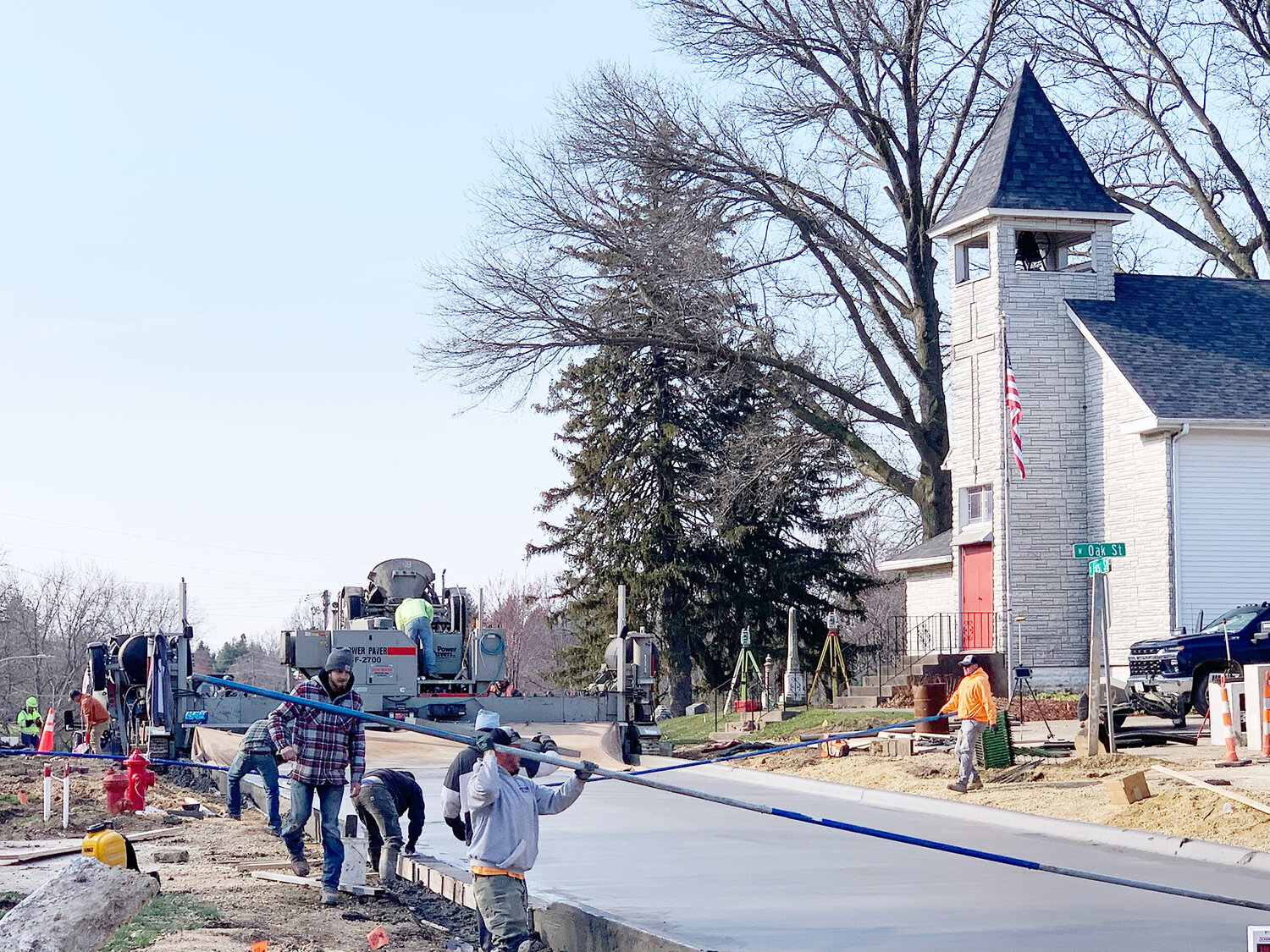 First Street progress in Long Grove | North Scott Press