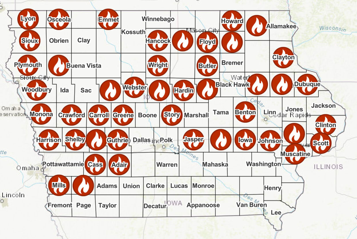 Iowa harvest takes a ‘big leap forward’ but drought expected to spread ...