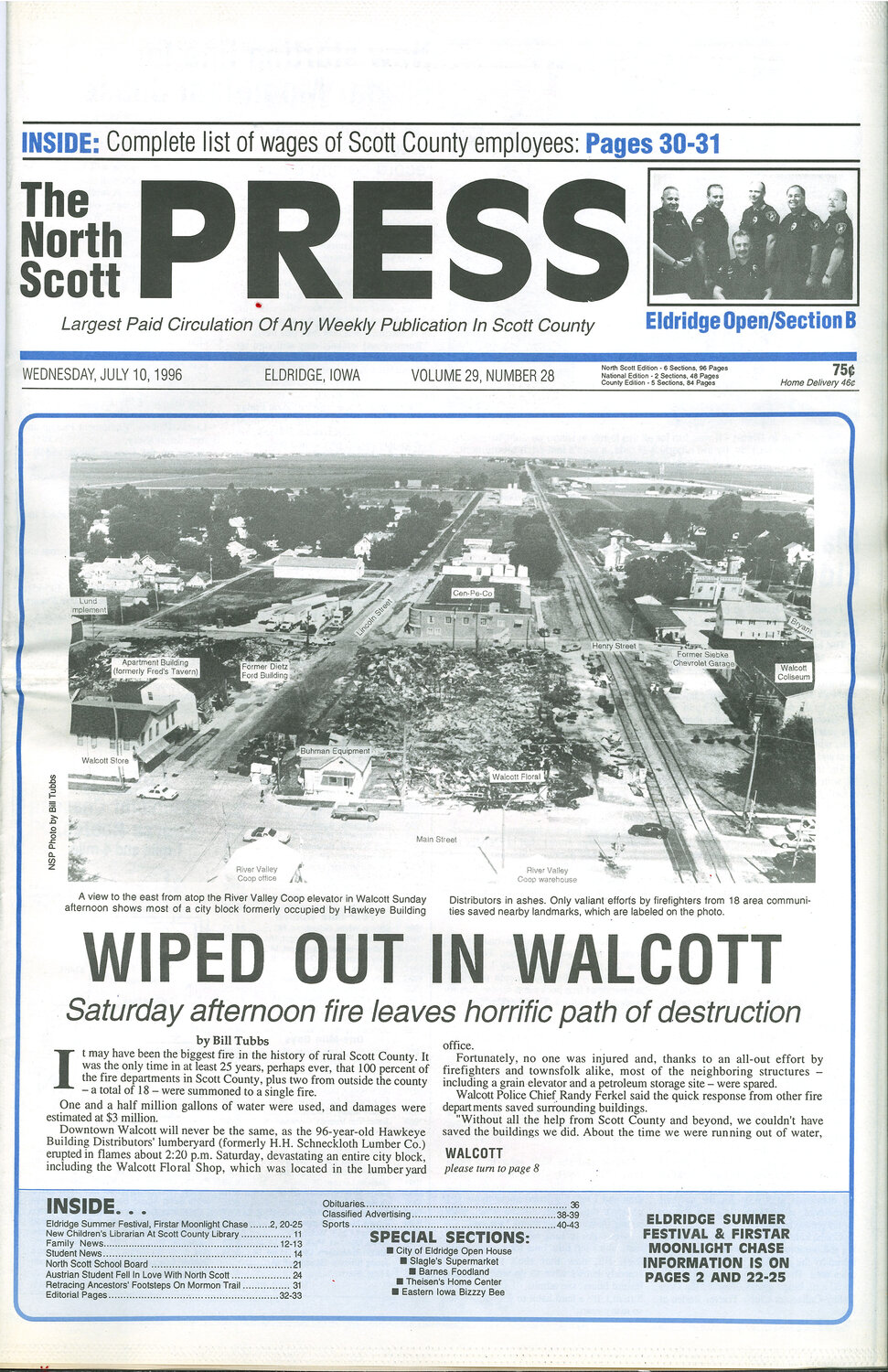 Historic fires of 'Our Past' | North Scott Press