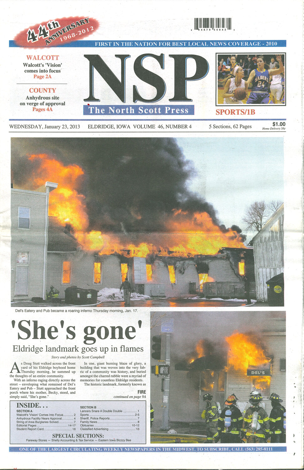 Historic fires of 'Our Past' | North Scott Press