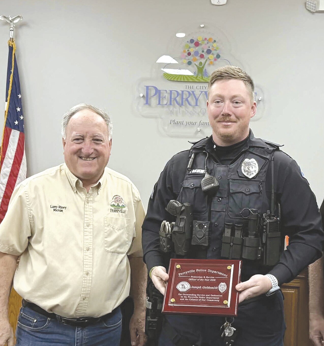 Sgt. Joseph Goldsmith named 2026 Officer of the Year | Perryville ...