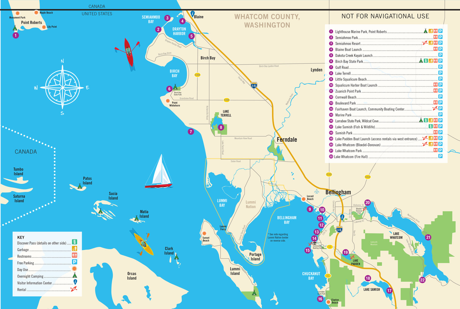 New map promoting boating features local access points | The Northern Light