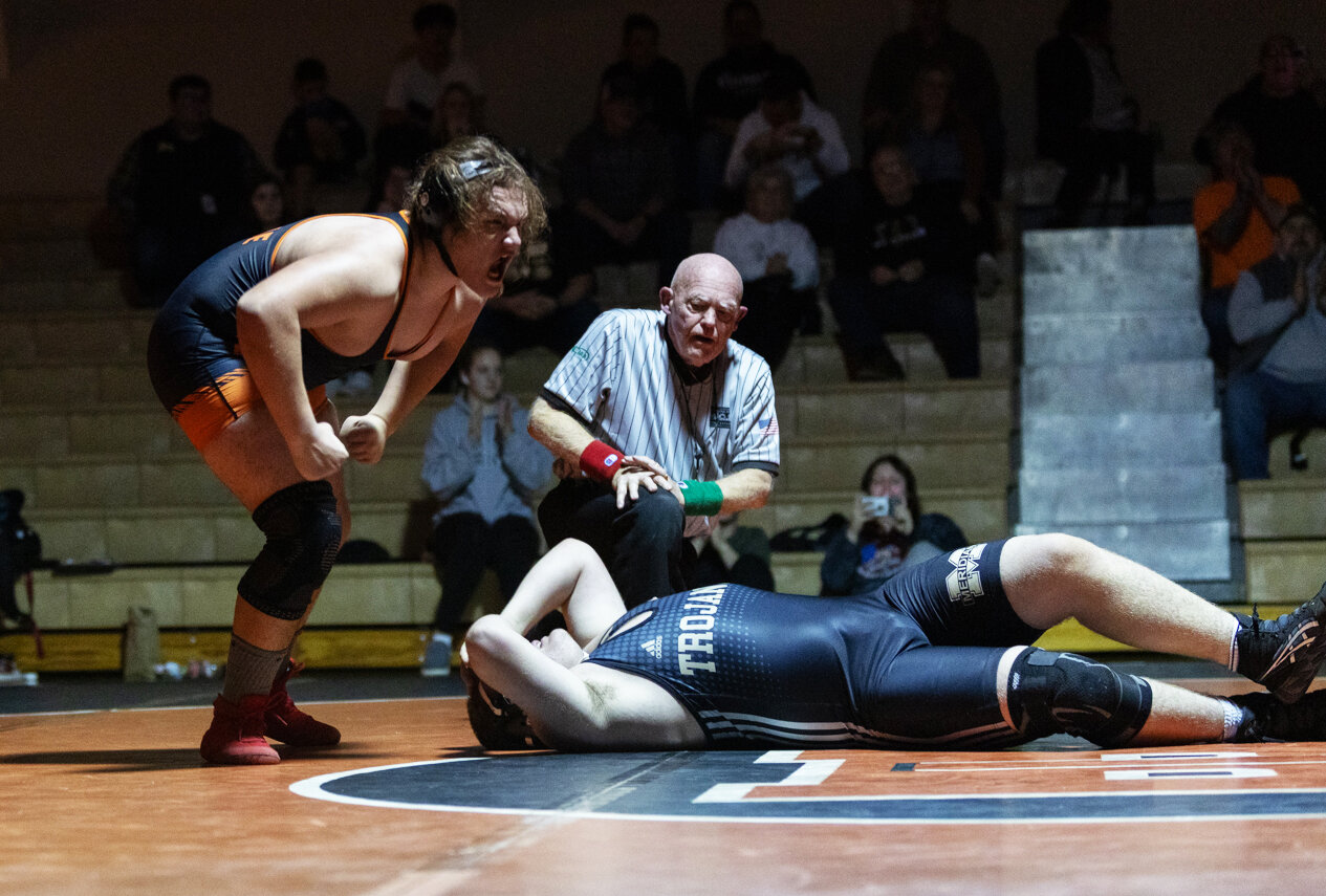 Wrestling celebrates Senior Night with win over Meridian | The Northern ...