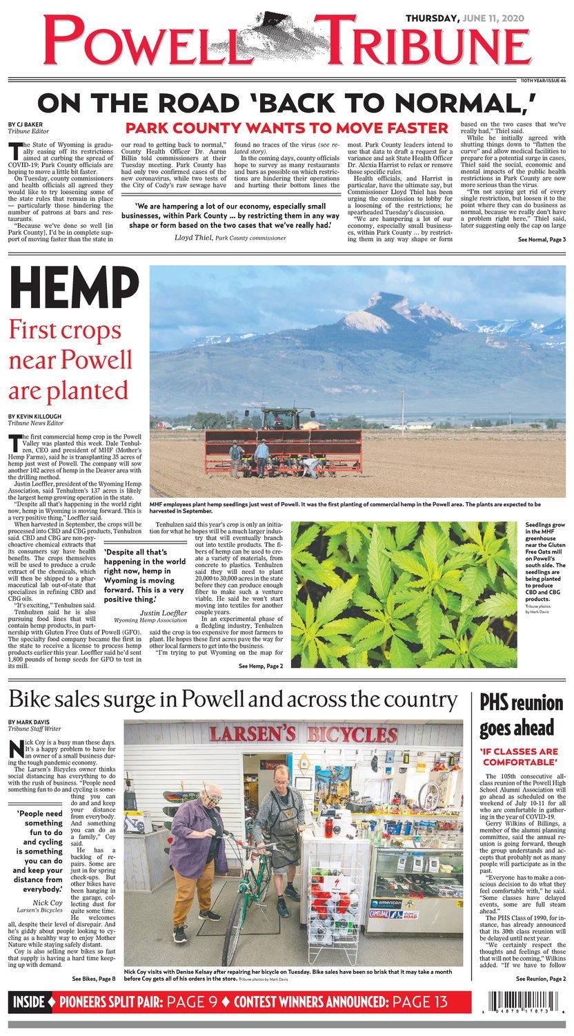 Powell Tribune June 11, 2020 | Powell Tribune