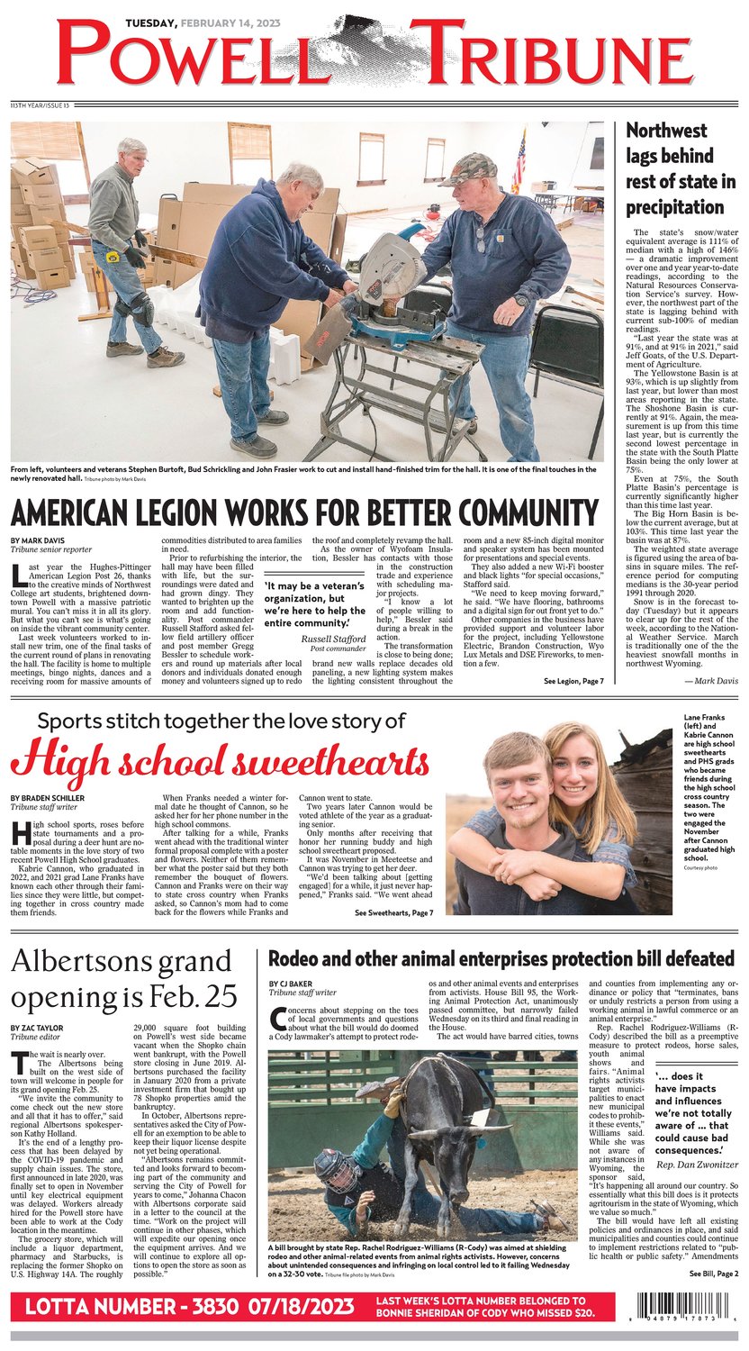 Powell Tribune February 14, 2023 | Powell Tribune