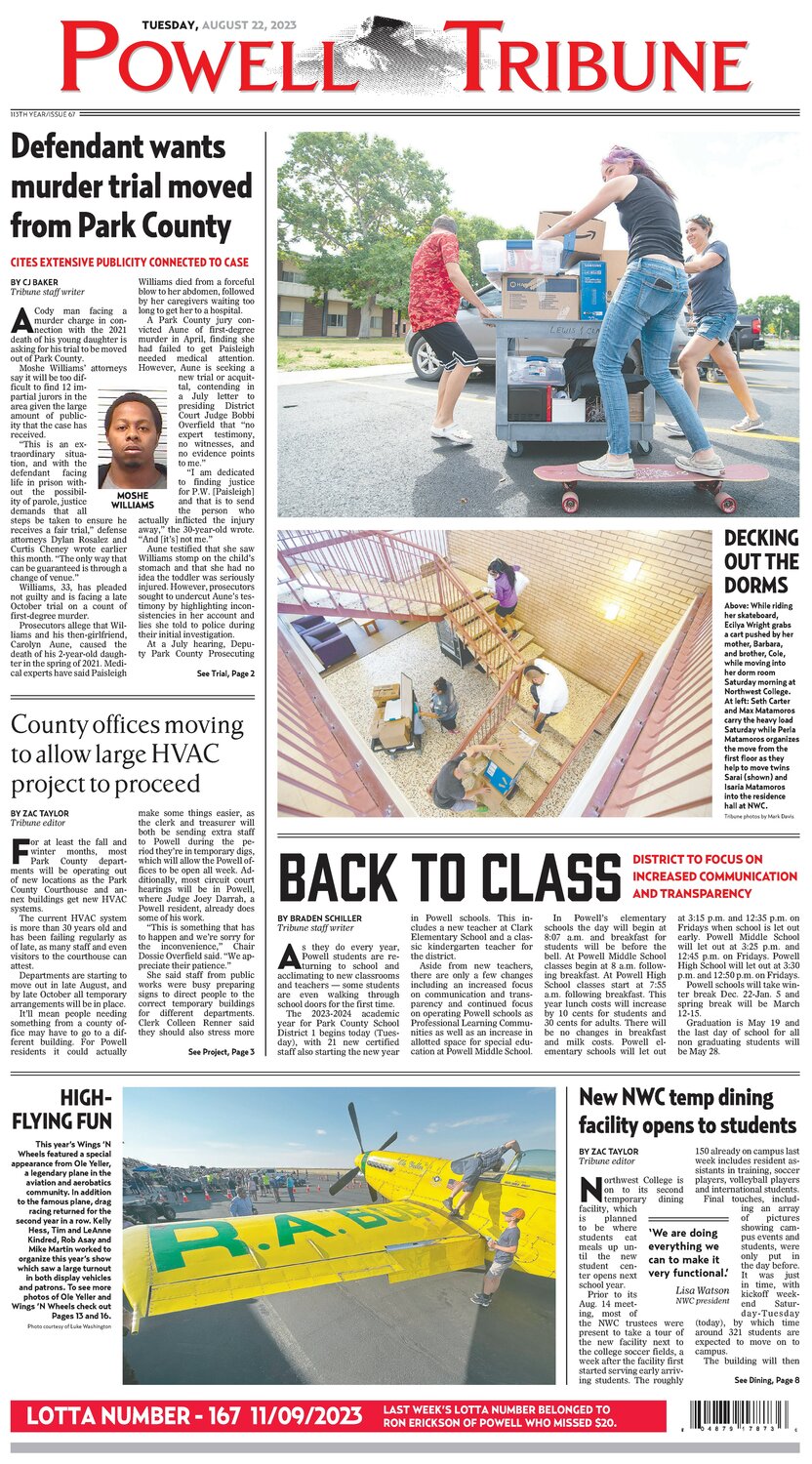 Powell Tribune August 22, 2023 | Powell Tribune