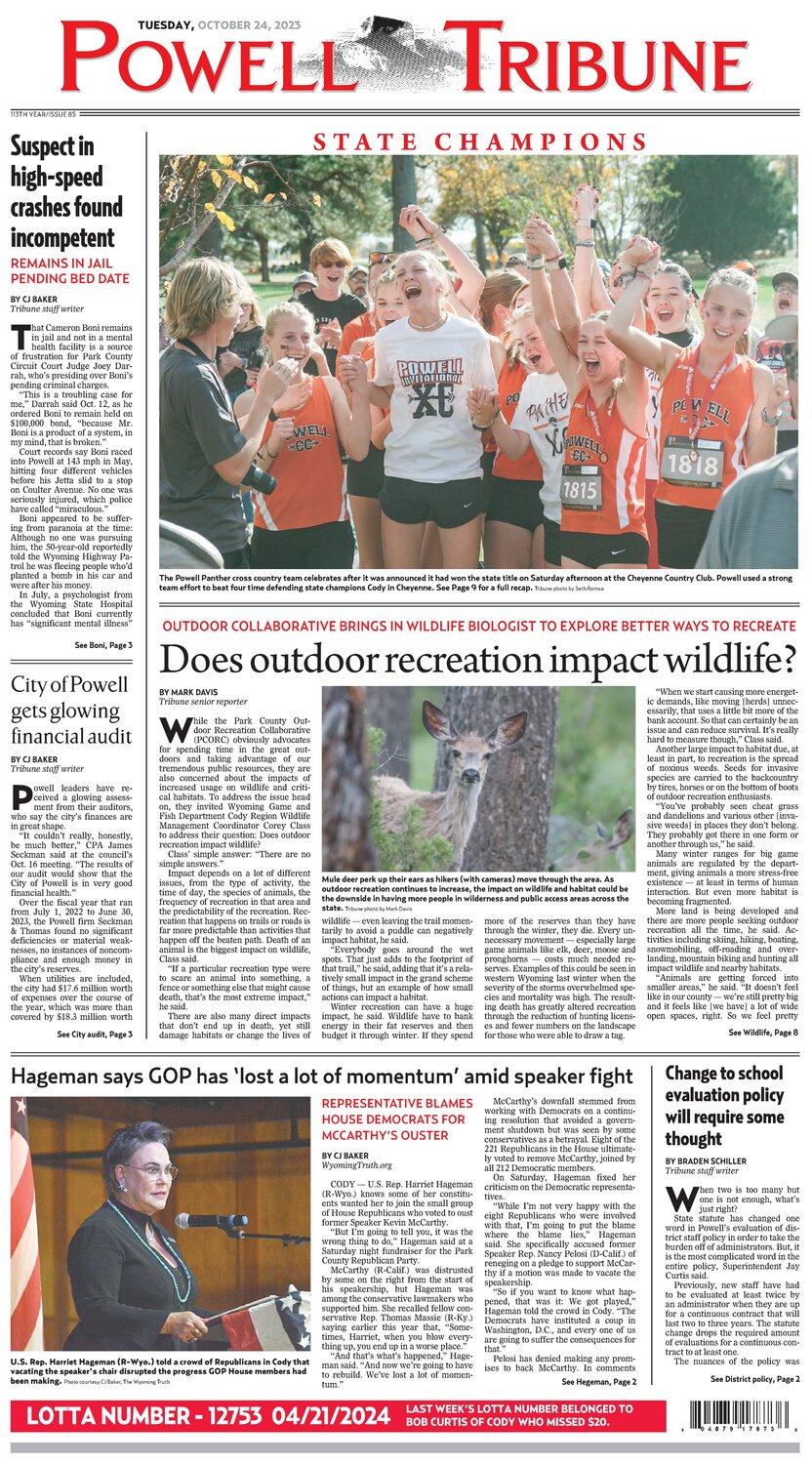 E-Editions | Powell Tribune