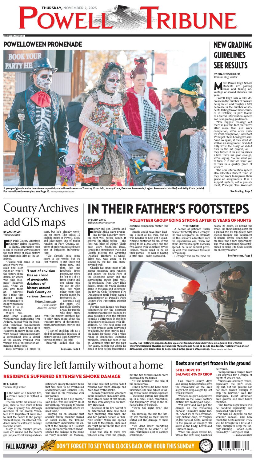 E-Editions | Powell Tribune