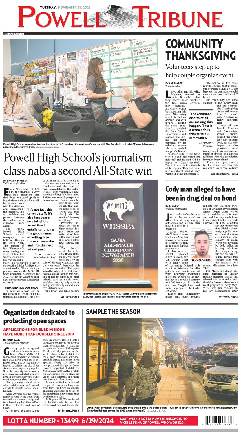 E-Editions | Powell Tribune
