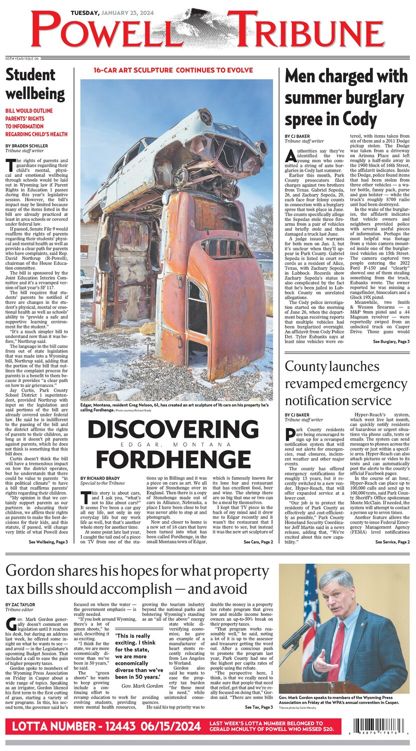 E-Editions | Powell Tribune