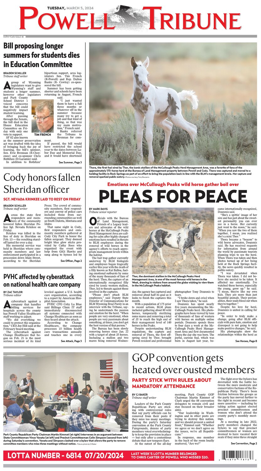 E-Editions | Powell Tribune