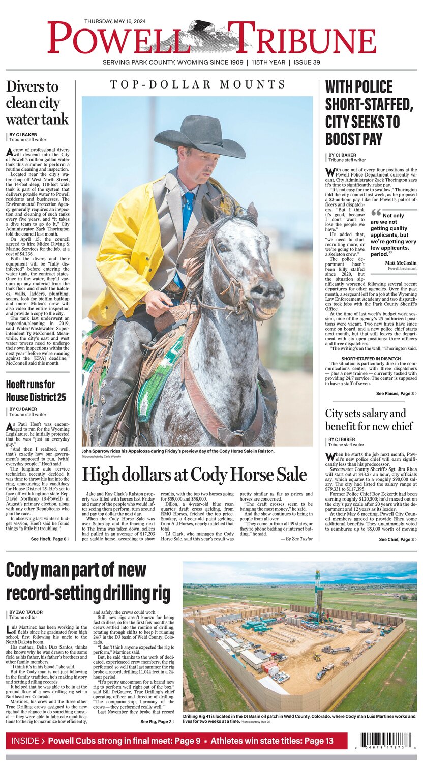 E-Editions | Powell Tribune